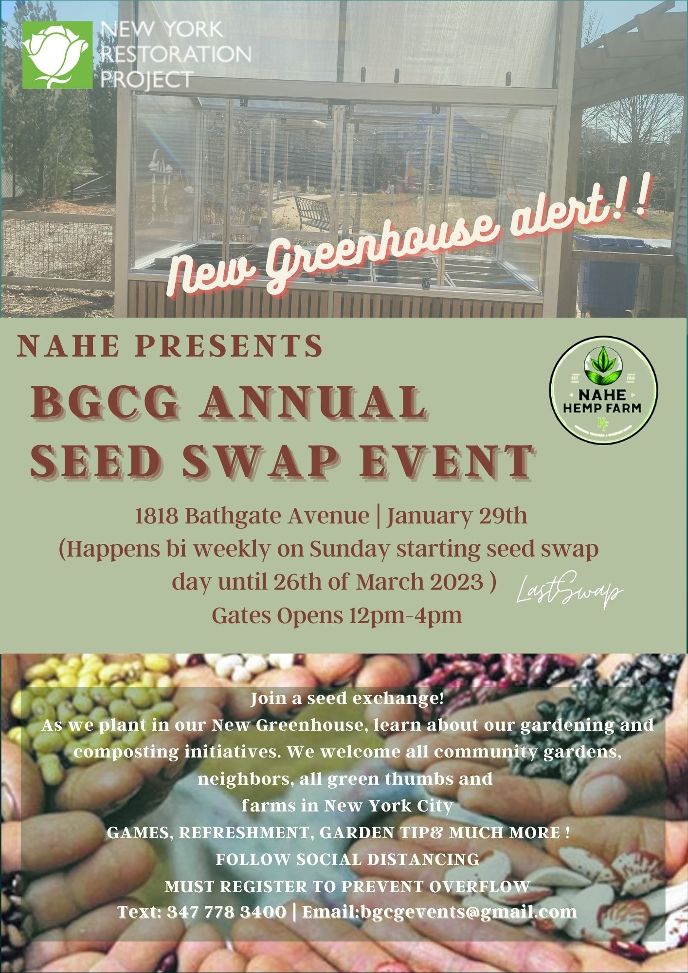 NAHE Presents: Seed Swap Event - New York Restoration Project