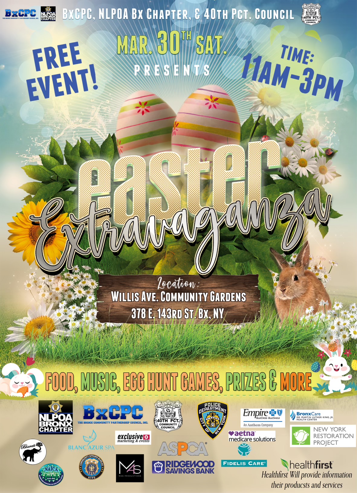 Willis Avenue Community Garden's Easter Extravaganza - New York ...