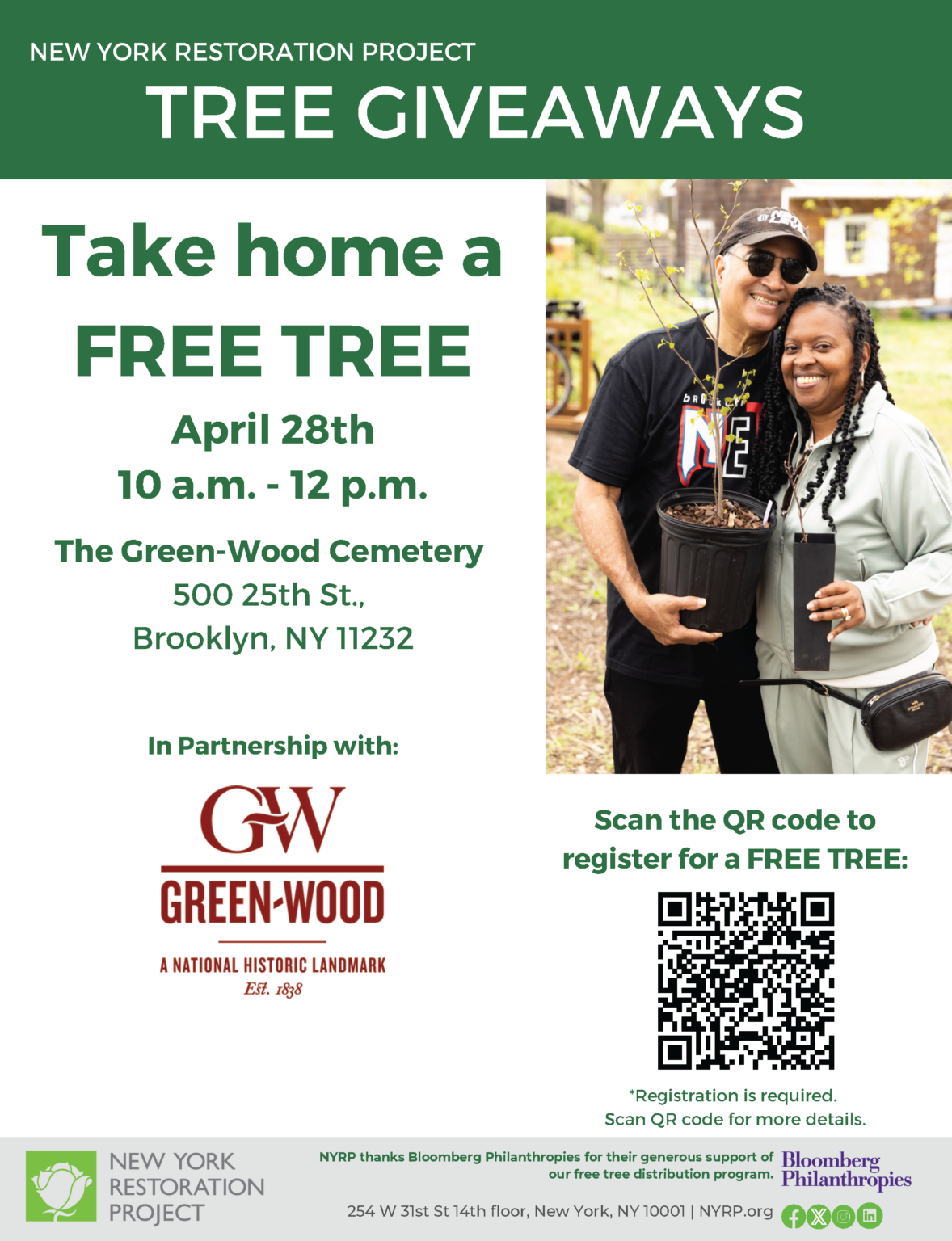 Tree Giveaway: The Green-Wood Cemetery - New York Restoration Project
