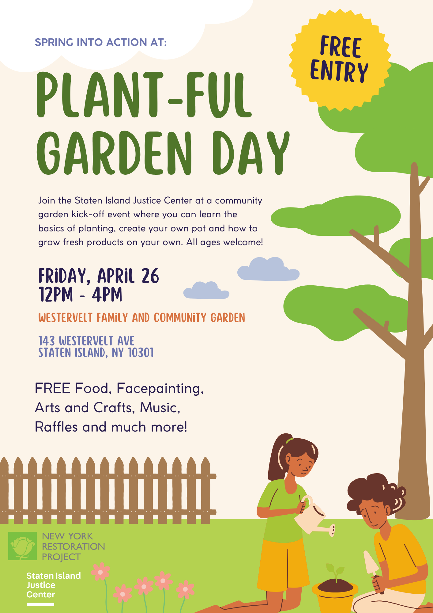 Plant-Ful Garden Day With Staten Island Justice Center - New York ...