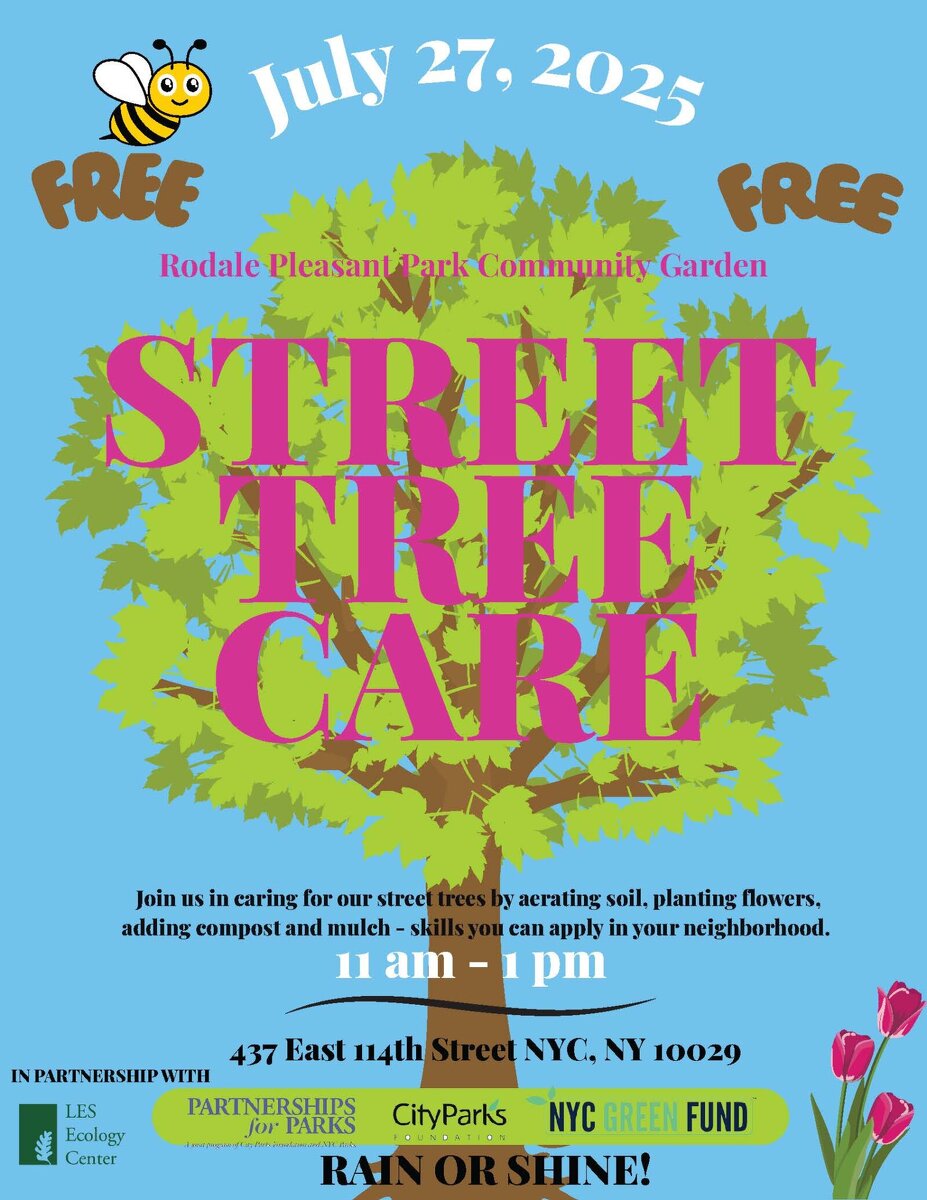 Street Tree Care at Rodale Community Garden - New York Restoration Project