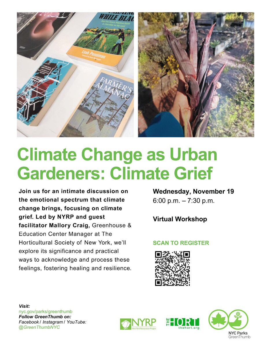 VIRTUAL WORKSHOP: Facing Climate Change as Urban Gardeners - Climate ...